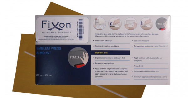 FIXON LOGO TRANS DOUBLE-SIDED ADHESIVE TAPE 100MM X 200MM (5 PC )