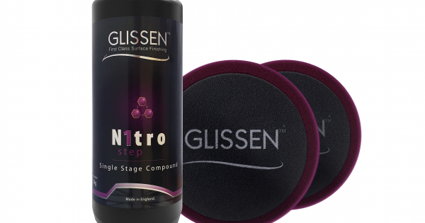 GLISSEN NITRO SINGLE STAGE COMPOUND 1KG (INCL PURPLE COMPOUNDING FOAM ...