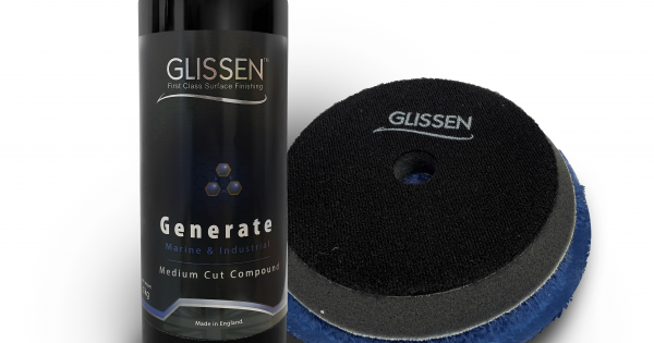 GLISSEN GENERATE MEDIUM CUT COMPOUND 1KG + NITRO HIGH CUT WOOL FOAM ...